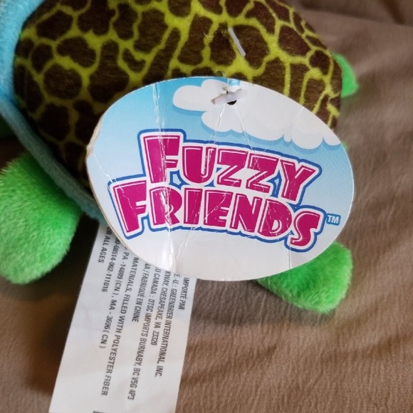 Fuzzy Friends | Toys | Iso Turtle Fuzzy Friends Plush Toy | Poshmark